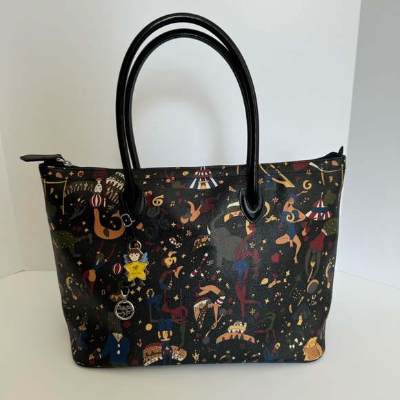 Piero Guidi | Bags | Piero Guidi Magic Circus Black Coated Canvas ...